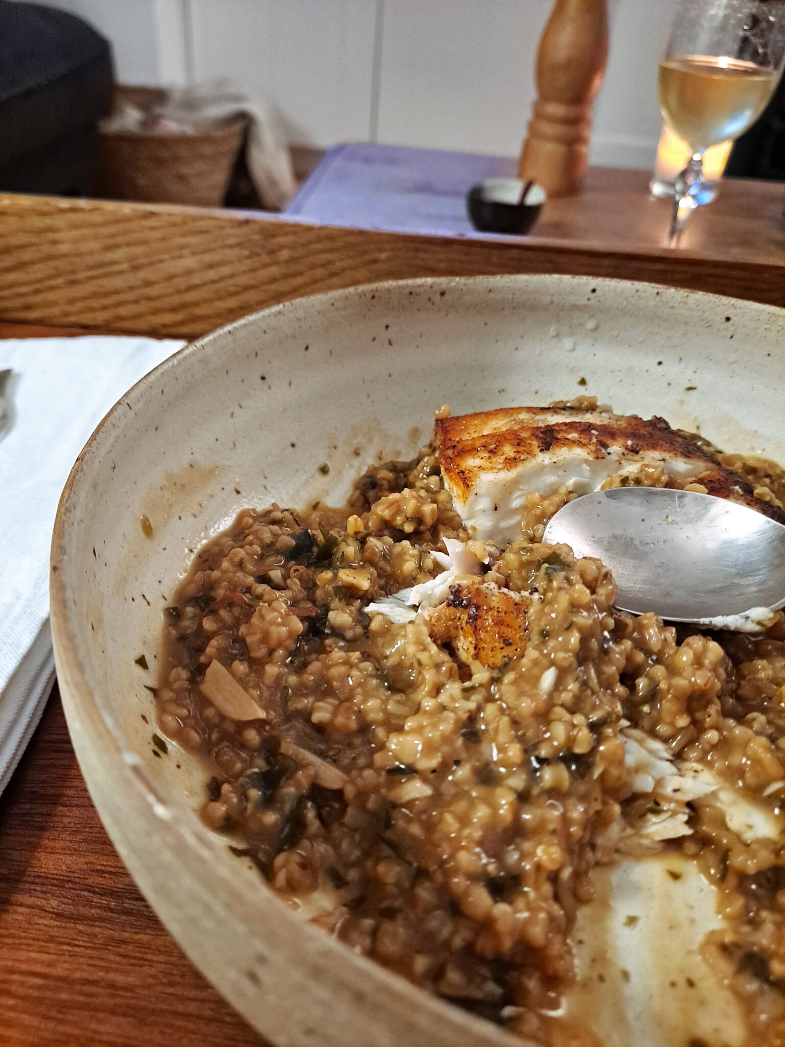 Pinhead Oats with Seaweed and Dried Mushrooms (and if you want and are ...